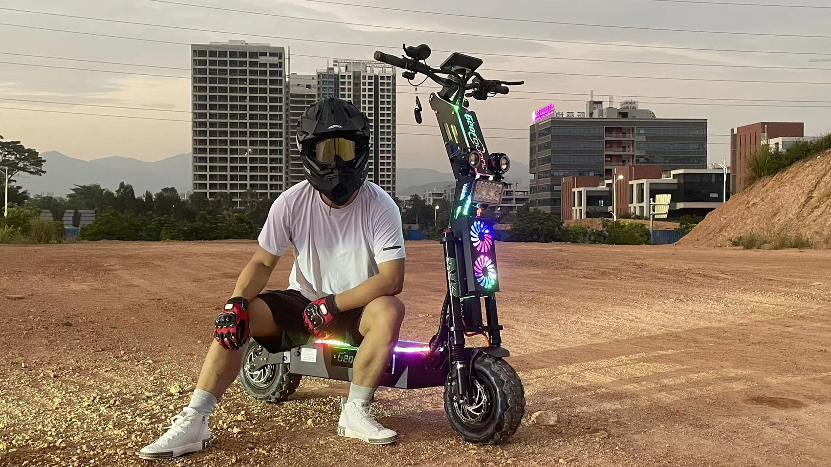 Geofought electric scooter